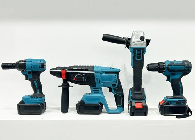 Combo Power Tool Set - 21V Cordless Tool Kit for DIY & Pro