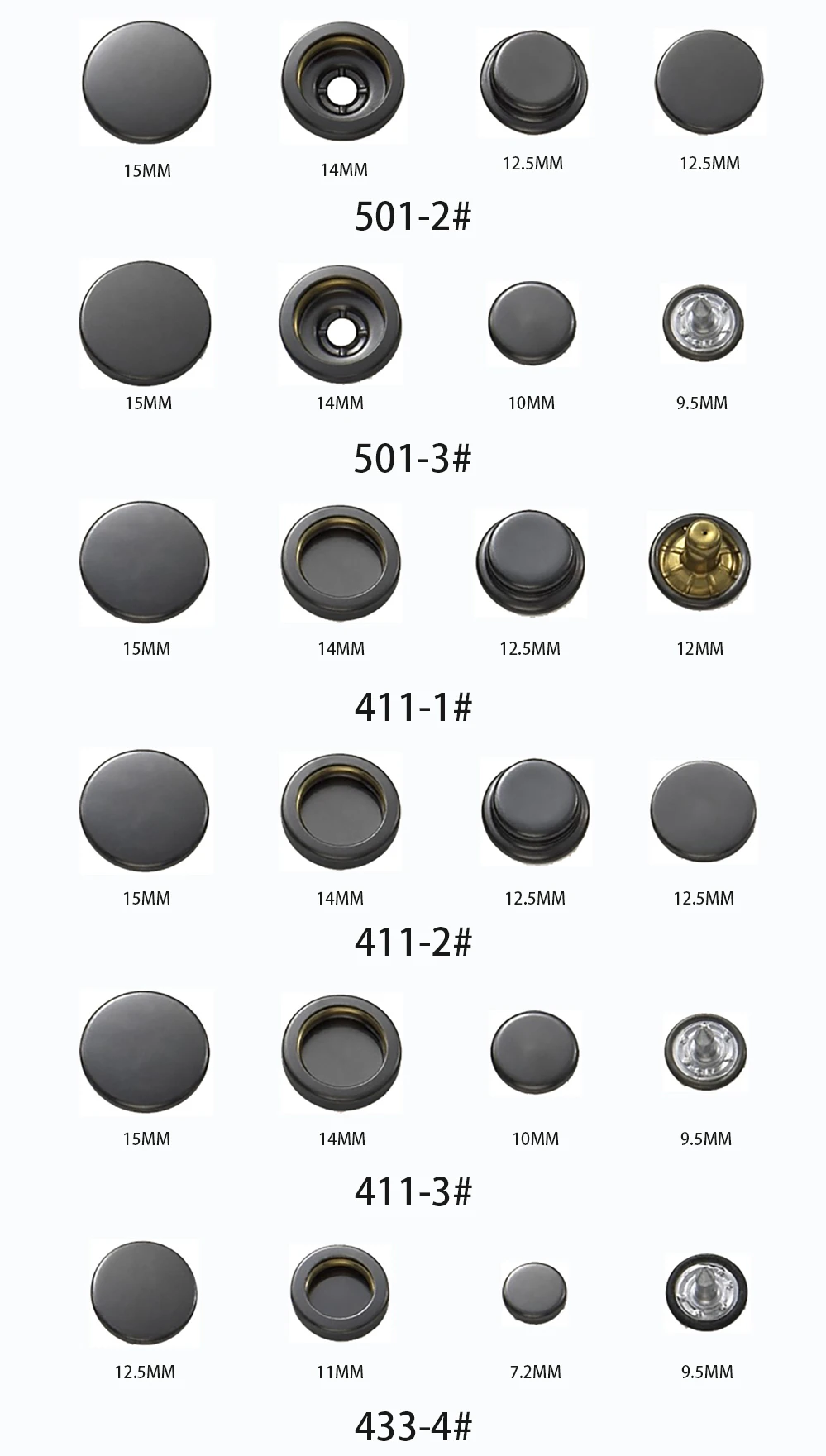 High Quality New Style Super Thin Metal Snap Button With Oem Logo ...