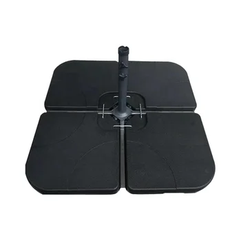 Black 15l Water Injection Base 4pcs Water Tank Parasol Umbrella Base ...