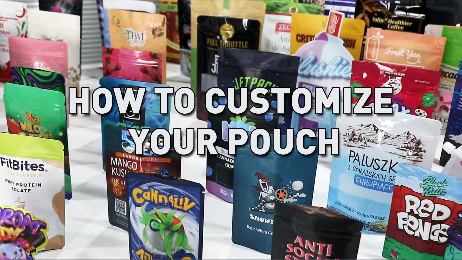 Custom Printed Smell Proof Doypack Holographic Edible Food Plastic ...