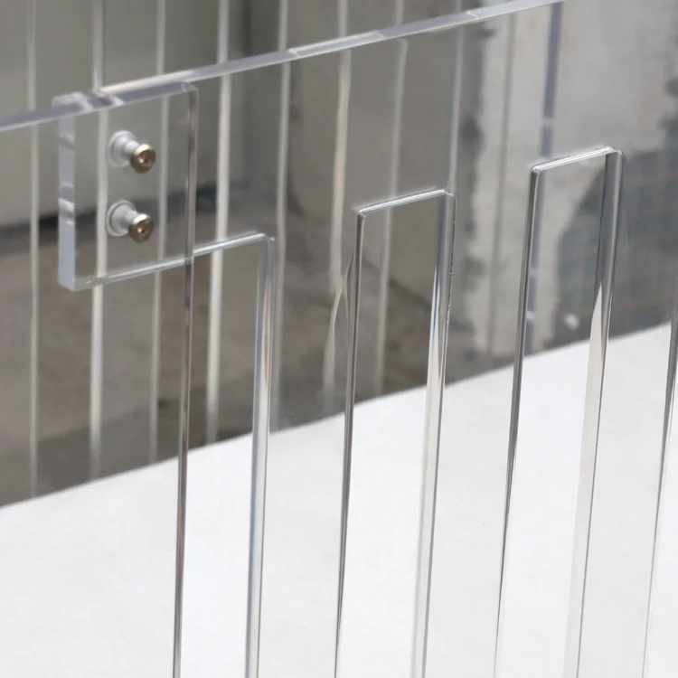Knock Down Transparent Baby Bed Disassembly Acrylic Crib Clear Baby Bed ...