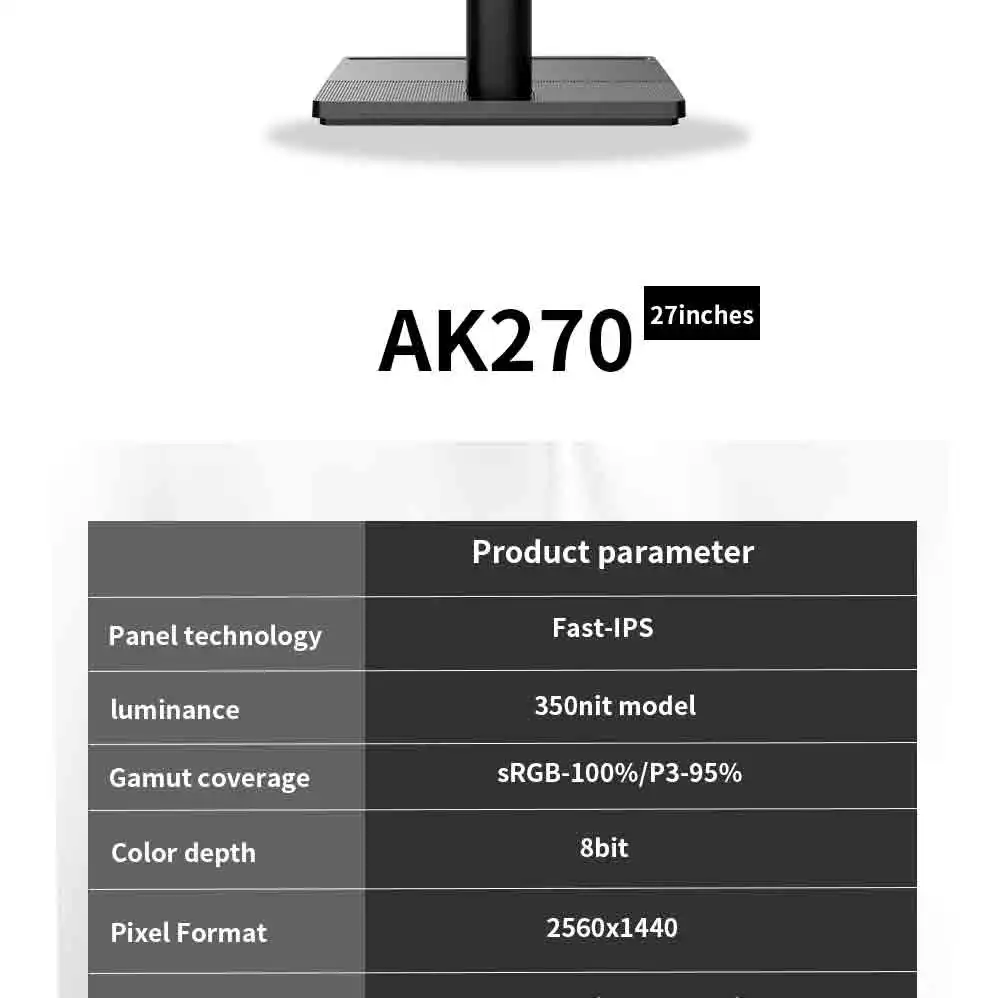 240hz 1ms Response Time Curved Monitor for Gaming - 27 Inch