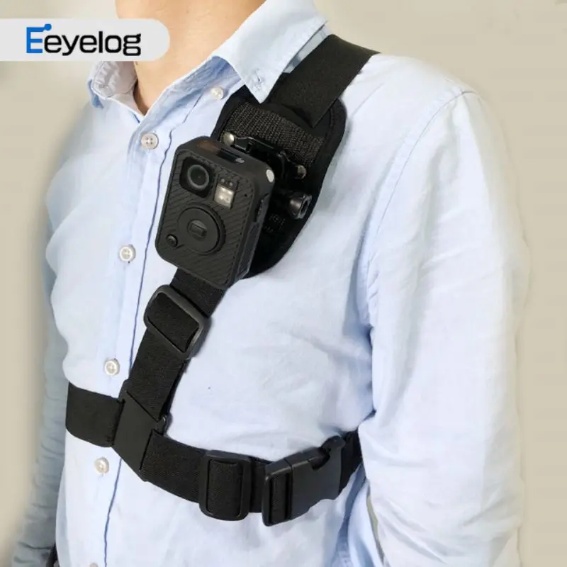 Body Camera Accessories IP68 Waterproof Black Shoulder Mount with Magic ...