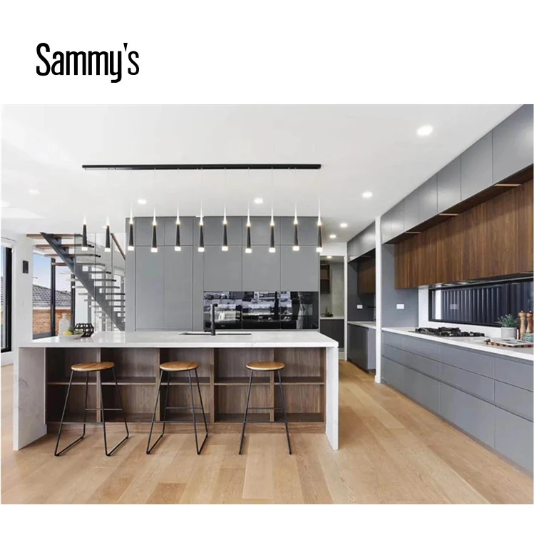 High Quality Modern Kitchen Cabinet Furniture Fitted Kitchen Unit - Buy ...