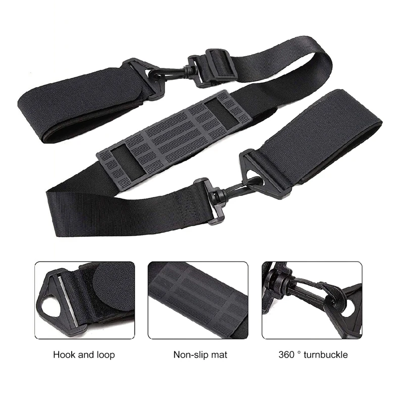 Adjustable Nylon Skiing Pole Shoulder Hand Carrier Strap Protector Hook ...