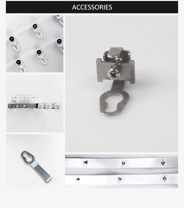 Automatic Ripple Fold Curtain Track Best Selling Super Smooth Modern S ...