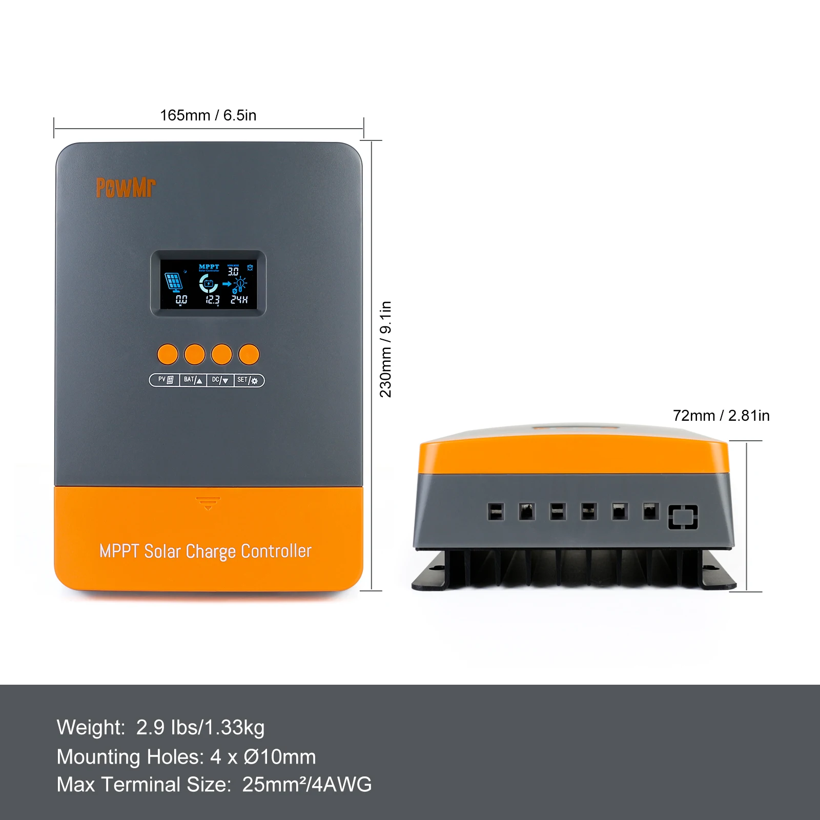 Powmr MPPT 60A Solar Charge Controller - Efficient & Reliable