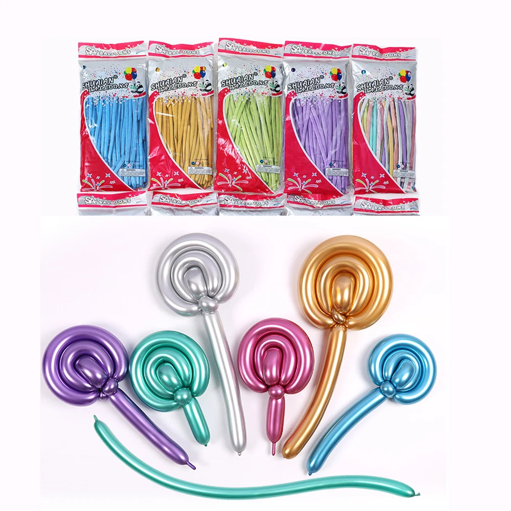 260q 1.8g Diy Twist Modelling Shape Long Latex Magic Balloon - Buy ...