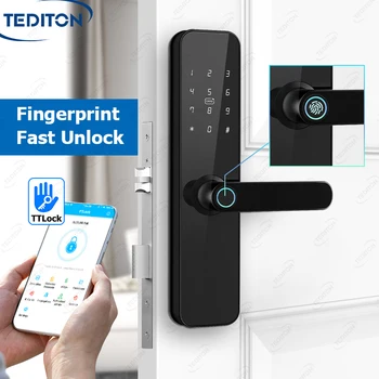 Tediton Smart Ttlock App Wifi Intelligent Digital Smart Door Lock With Fingerprint - Buy Smart ...