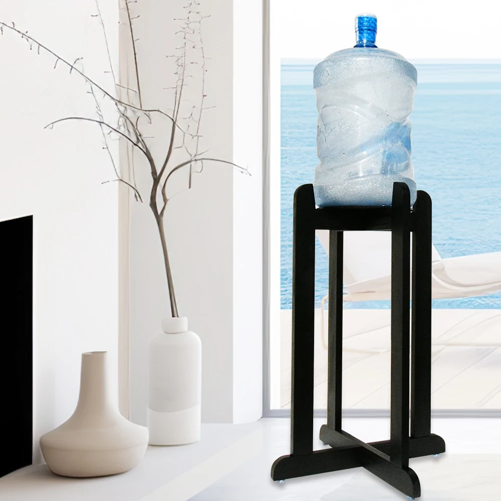 Natural Solid Wood Water Dispenser Floor Stand Water Crock Dispenser ...
