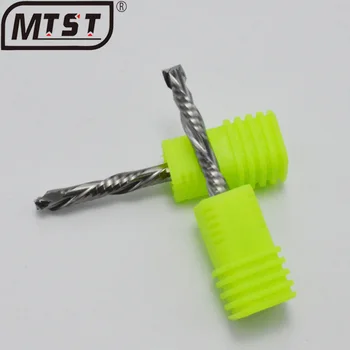 4mm 5mm 2 Flutes Composite Milling Cutter Plywood Solid Wood Cutting ...