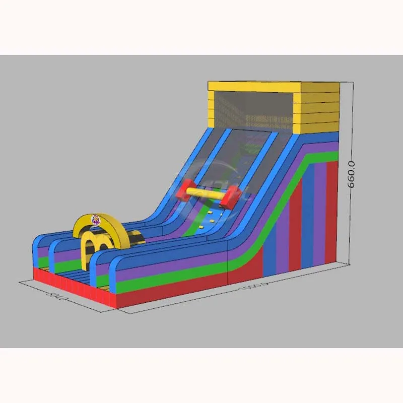 21ft Tall Popular Inflatable Obstacle Slide for Kids and Adult ...