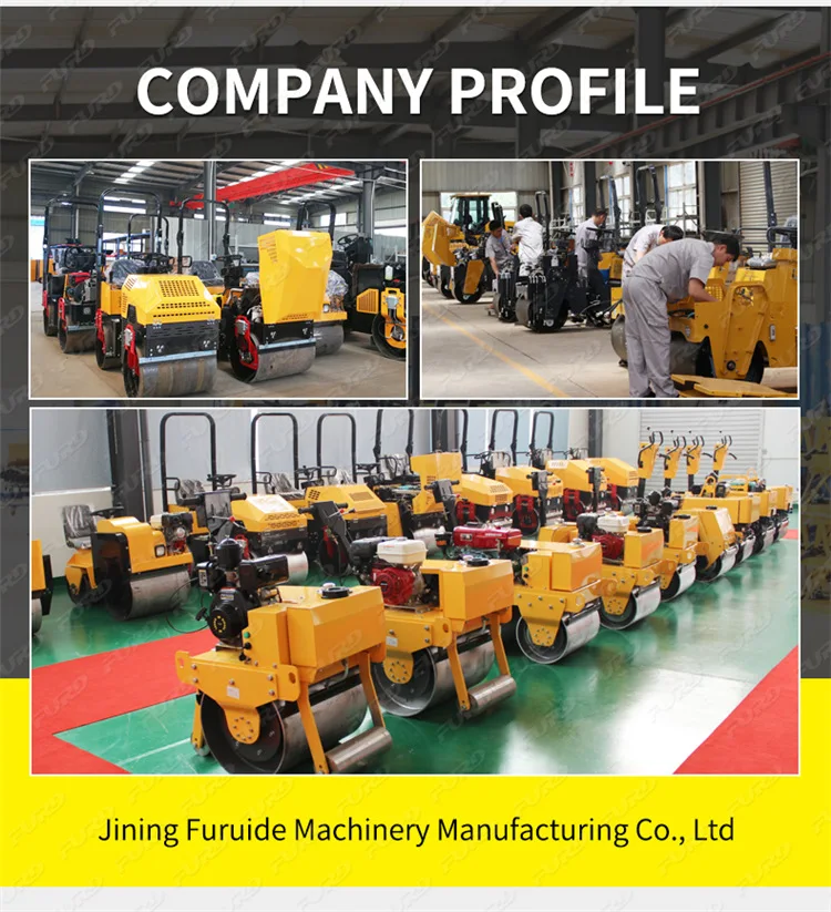 Hydraulic vibratory roller baby roller compactor vibrator roller FYL ...