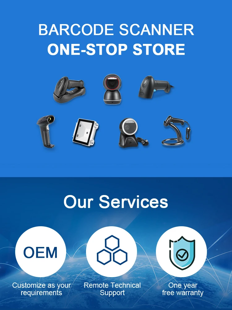 Nfc Rfid 2d Qr Code Embedded Qr Code Scanners Usb Rs-232 Data Cable ...