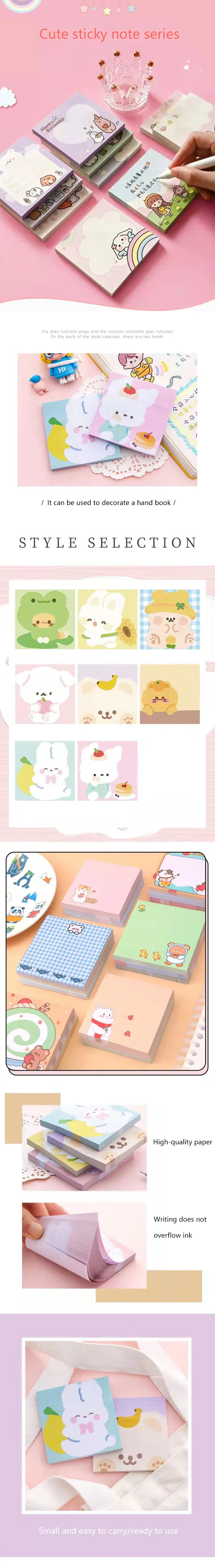 5x5 Sticky Note Clear Translucent Notes Recycled Custom Vellum Sticky Notes