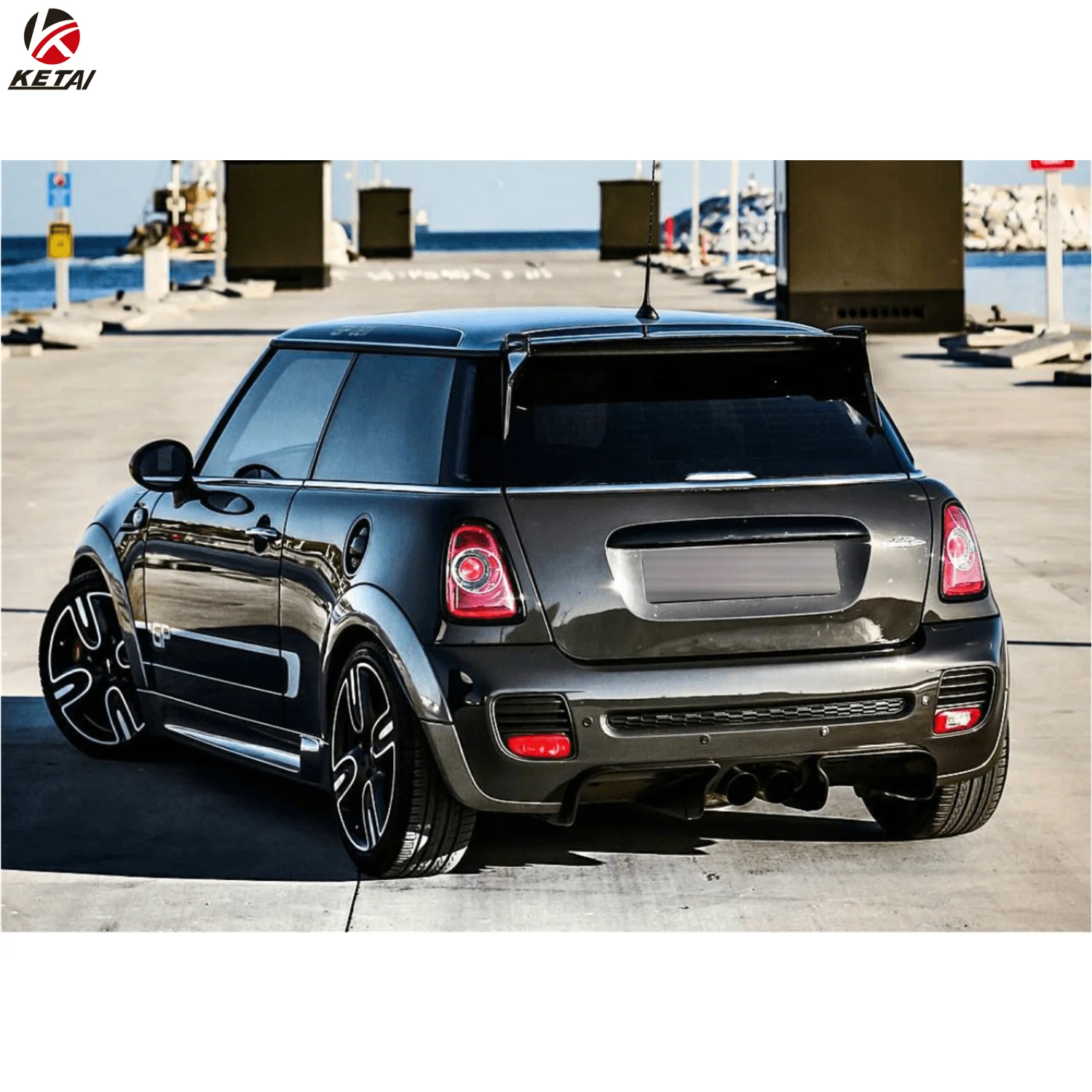 GP Style Body Kit Rear Diffuser Lip for JCW R56/R57/R58