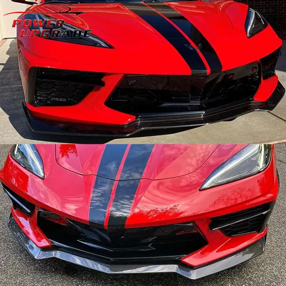 Style & Power Upgrade with Carbon Fiber Front Bumper Lip