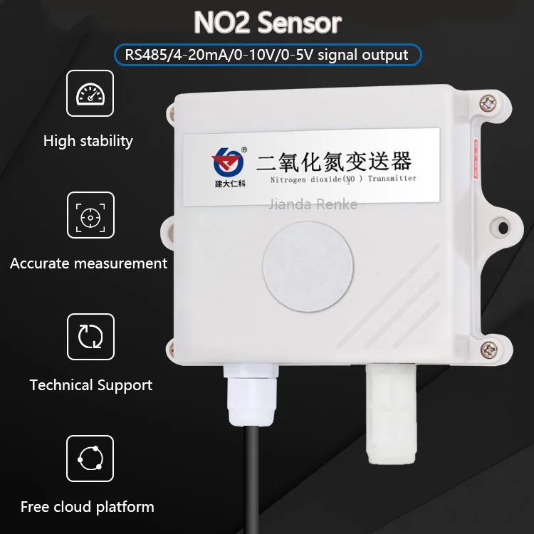 Rs-no2-*- 20ppm 2000ppm Digital No2 Gas Transmitter Electrochemical ...