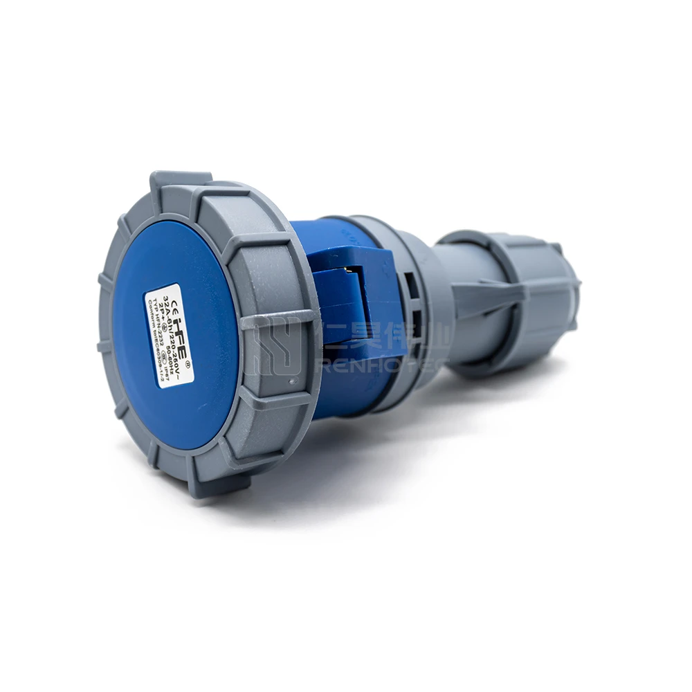 250a Industrial Plug Socket 32a-6h 2p 250v Ip67 3pin Female - Buy 250a ...