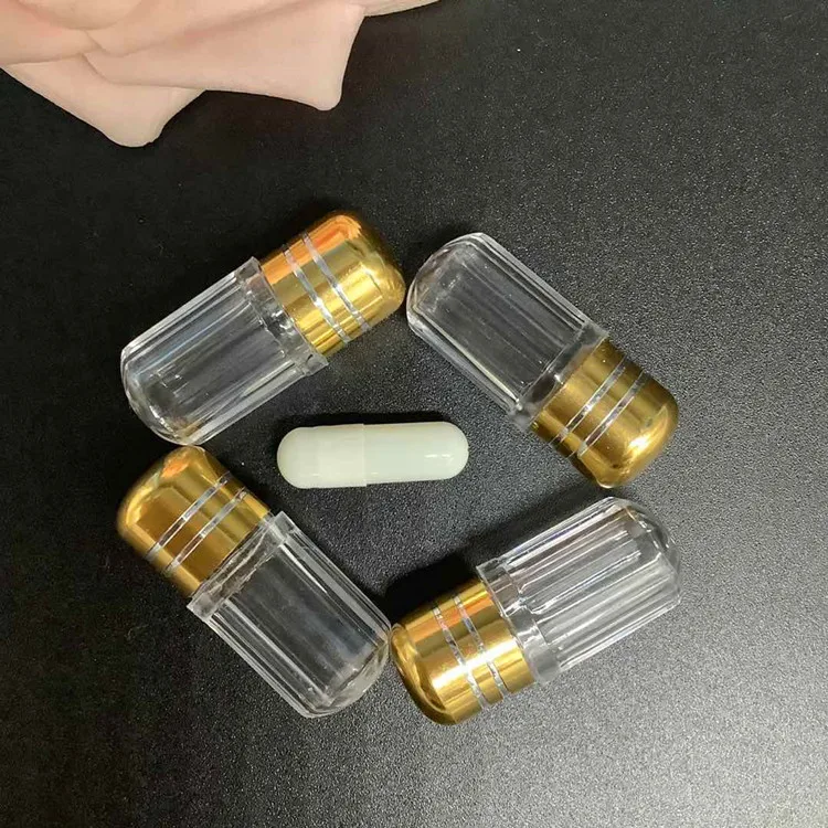 Mini Empty Small Plastic Supplement Capsule Packaging Bottles Single ...