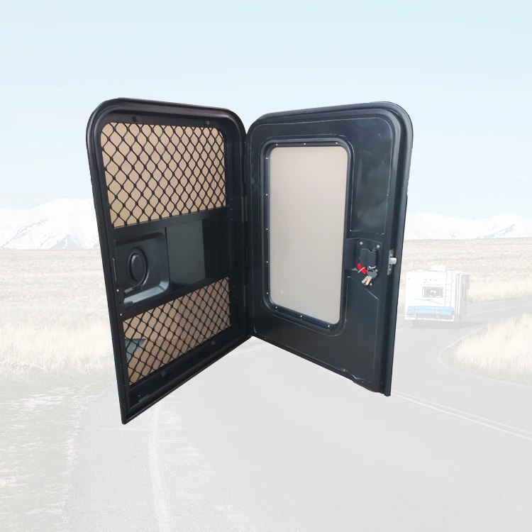 rv camper exterior entrance door 700*1200 mm teardrop trailer door ...