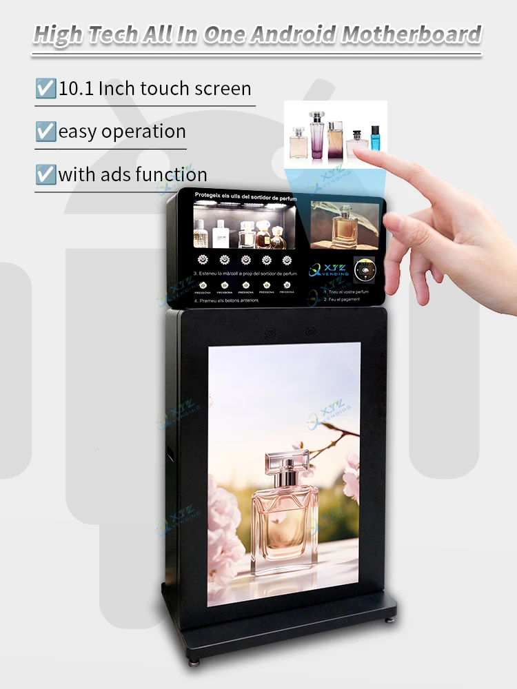 Perfume Spraying Vending Machine - Freestanding Dispenser