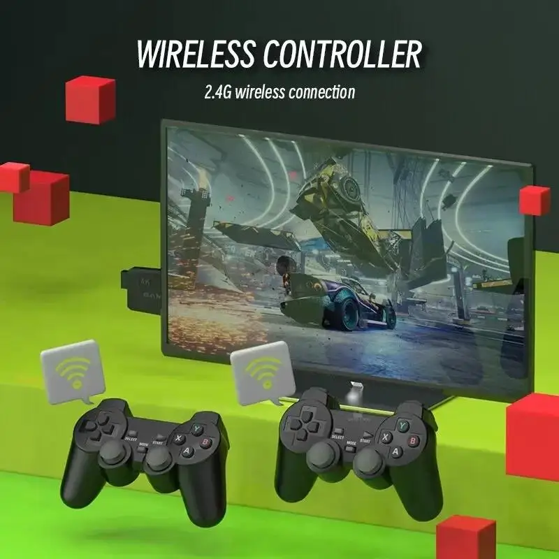 M8 Video Game Console - 4K HD with Built-in 20000 Games