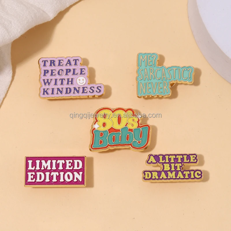 Funny Banner Slogan Enamel Pins Anti Social Limited Edition Sleeping ...