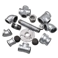 Bspt Female Male Threaded Connector Gi Malleable Iron Metal Steel Pipe ...