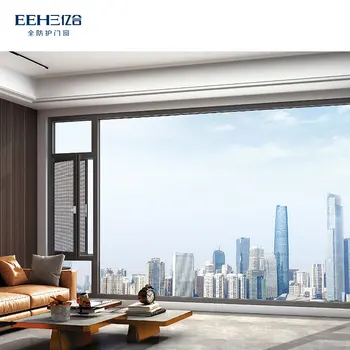 Self-screened Glass Windows And Doors Aluminum Alloy Window Frames ...