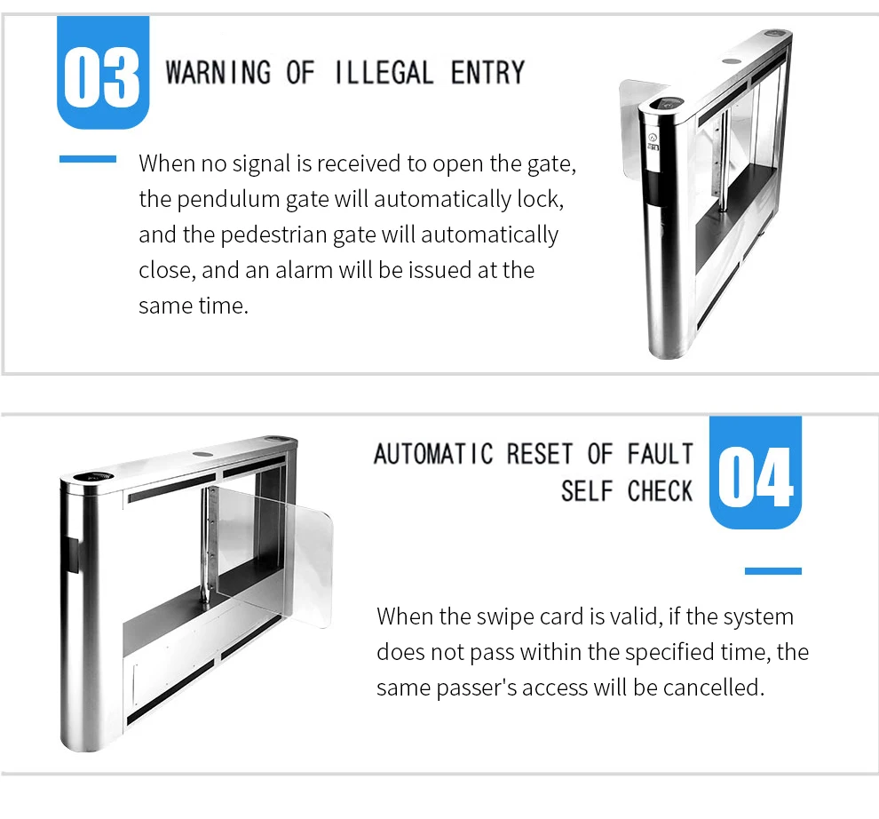HFSecurity Factory High Safety Automatical Biometric Access Control ...
