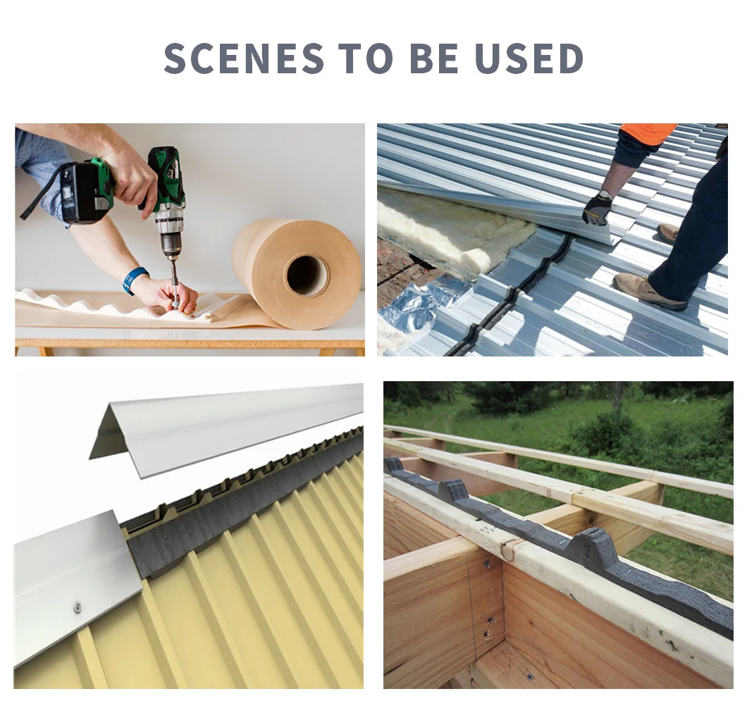 Multi Size Custom Profile Foam Eaves Filler Roof Panel Foam Closure ...