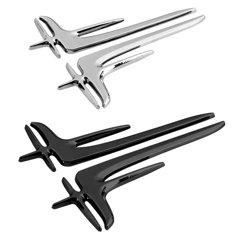 Car Side Fender Stickers Auto Emblem Badge For Mercedes Benz C200 C180 ...