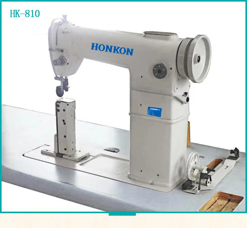HONKON HK-810 High-Speed Single/Double Needle Post-Bed Sewing Machine for Home & Garment Use - OEM