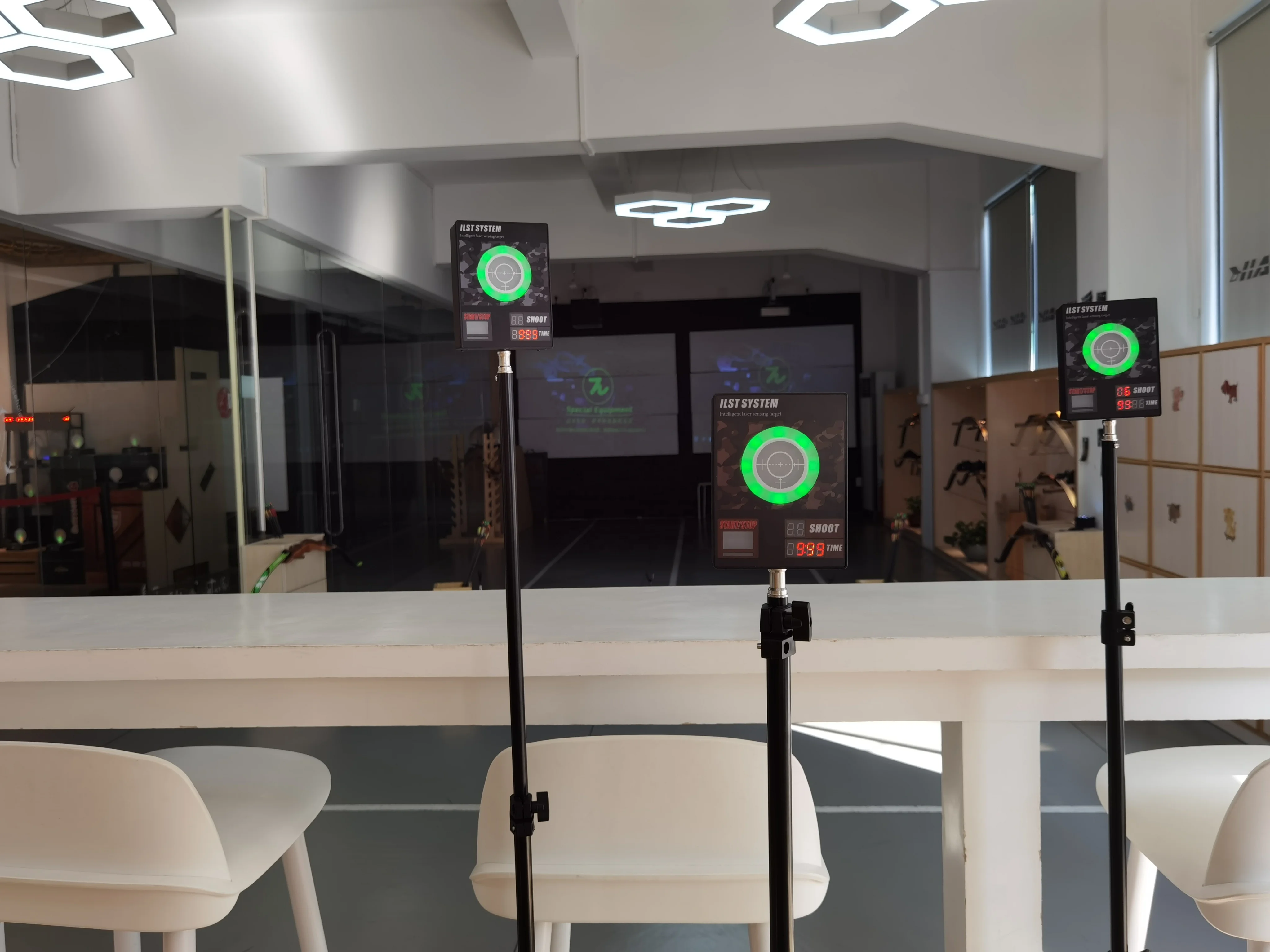 Electronic Laser Shooting Target Built-in Speaker And Timer Use For Dry ...