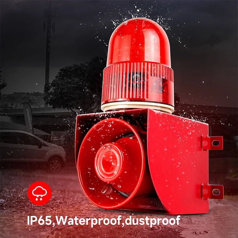 Okefire Motion Sensor Security Siren Horn Alarm System 120dB Sound ...