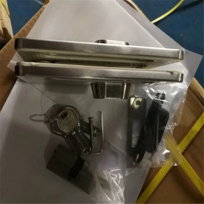 Frameless Glass Door Bottom Patch Fitting Lock In Sus304 - Buy Patch ...