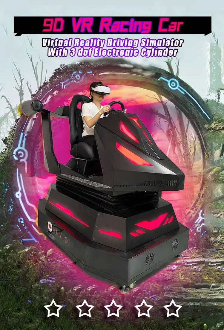 9d Vr Racing Car Virtual Reality Driving Simulator Vr Car Game Machine ...