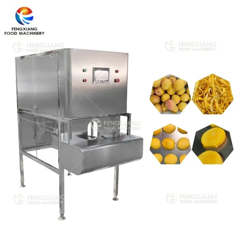 Automatic Mango Juice Processing Mango Skin Peeling Coring Machine ...