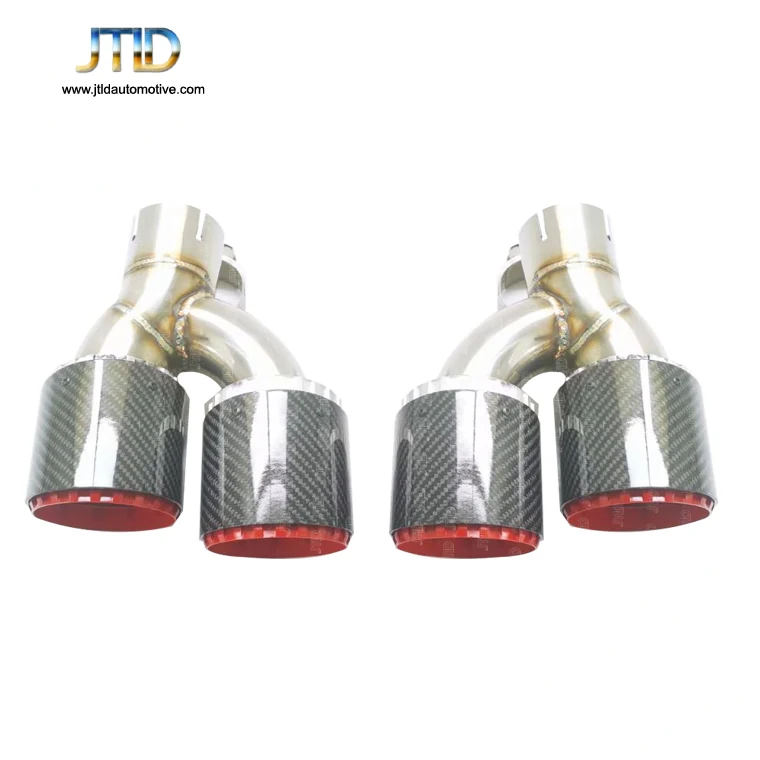 Jtld Car Style Exhaust End Pipe Carbon Fiber Exhaust Tip For Bmw 4 ...