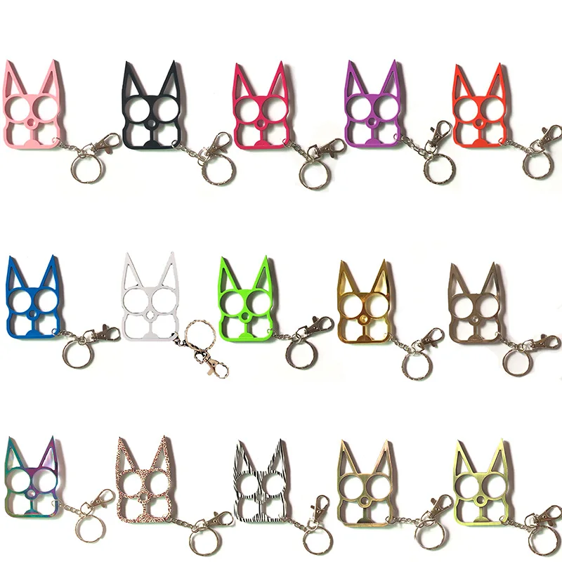 Custom Logo Fashion Pendant Kitty Keychains Alloy Metal Key Chains Cat ...