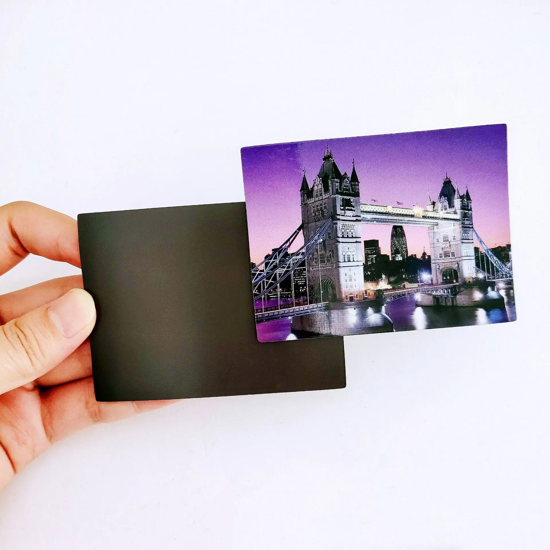 Custom Tourist Attractions Rectangle Tin Plate Magnet Sticker Metal ...