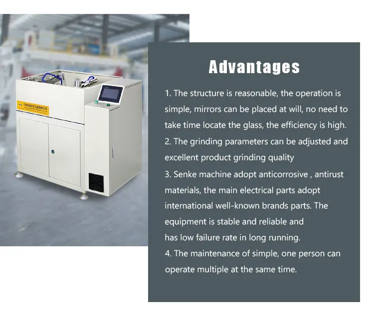 Small Glass Beveler Portable Mirror Edge Polishing Cnc Grinding ...