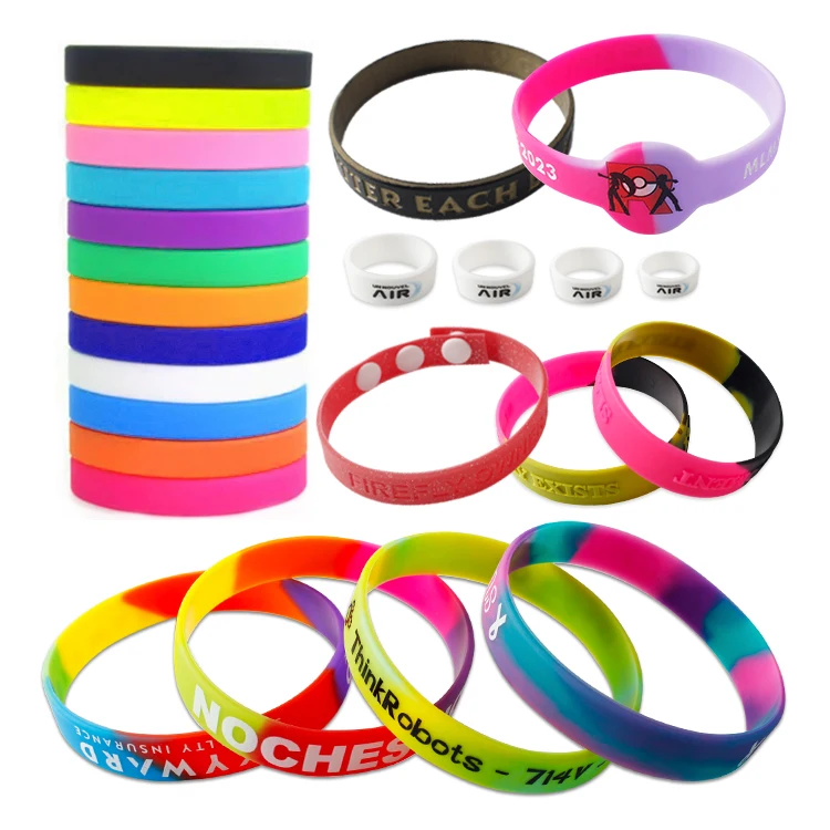 Promotional Advertising Gifts Bracelet Logo Custom Silicone Wristbands ...