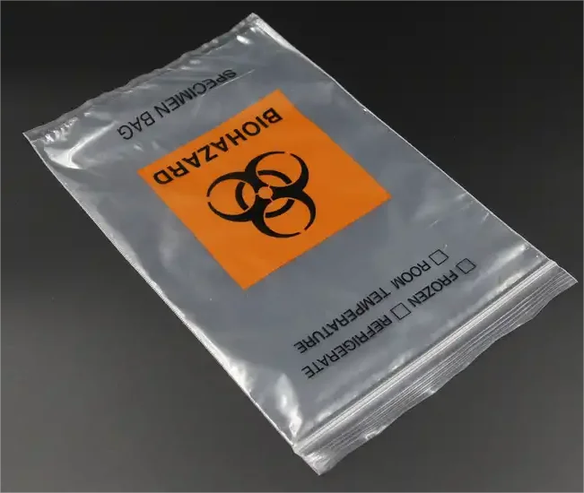 Customized Lab Biodegradable Biohazard Specimen Transport Bags For ...