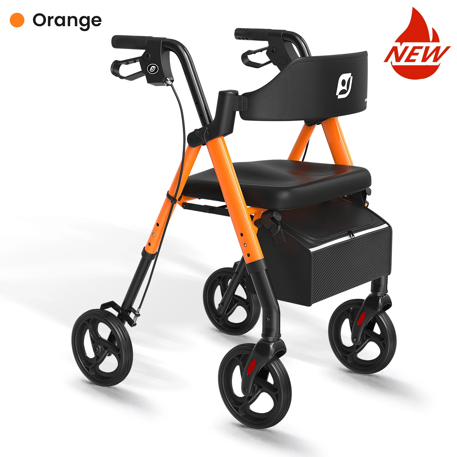 Mateside Foldable Walker - Durable & Adjustable Mobility Aid