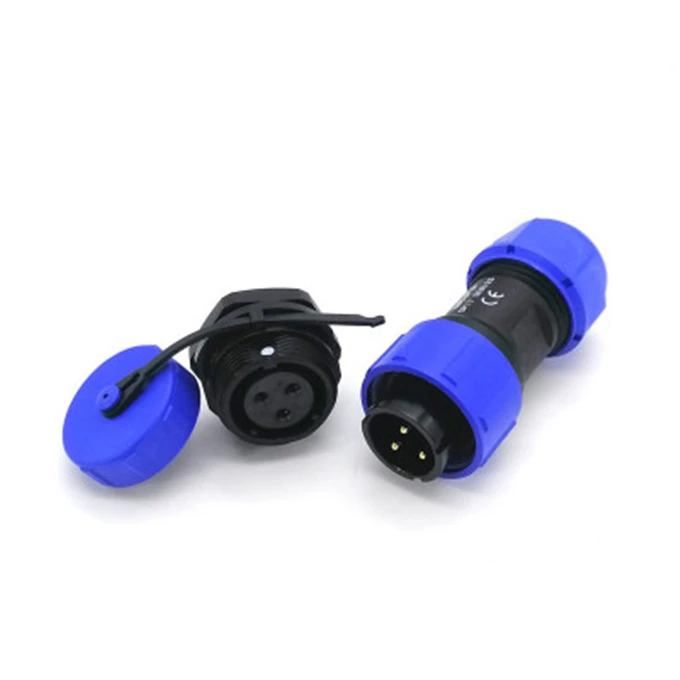 IP68 SP series threaded coupling Alternative weipu sp1710 plastic ...