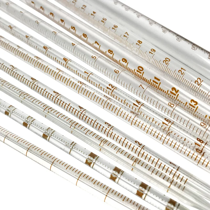 Laboratory Glass Serological Measuring Pipettes - Graduated