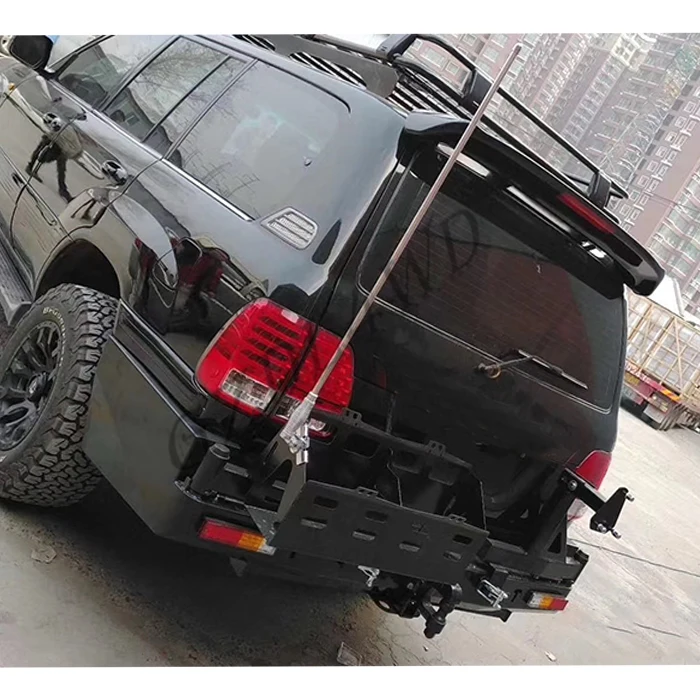 LX470 Rear Bumper for Landcruiser LC100 - Heavy Duty Protection
