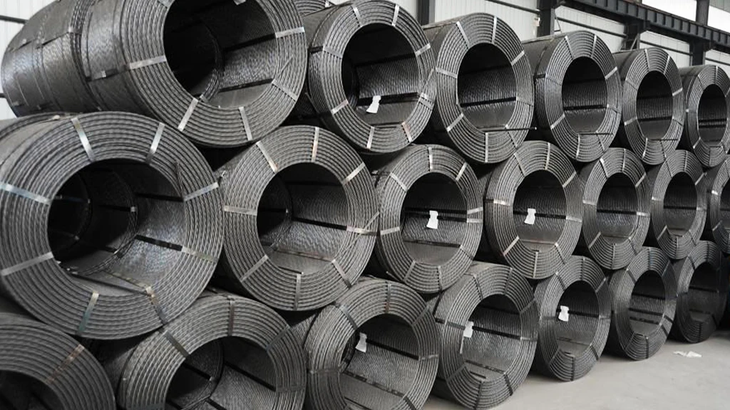 Cold Drawn / Annealed Pc Steel Strand Wire Rods Prestressed Concrete ...